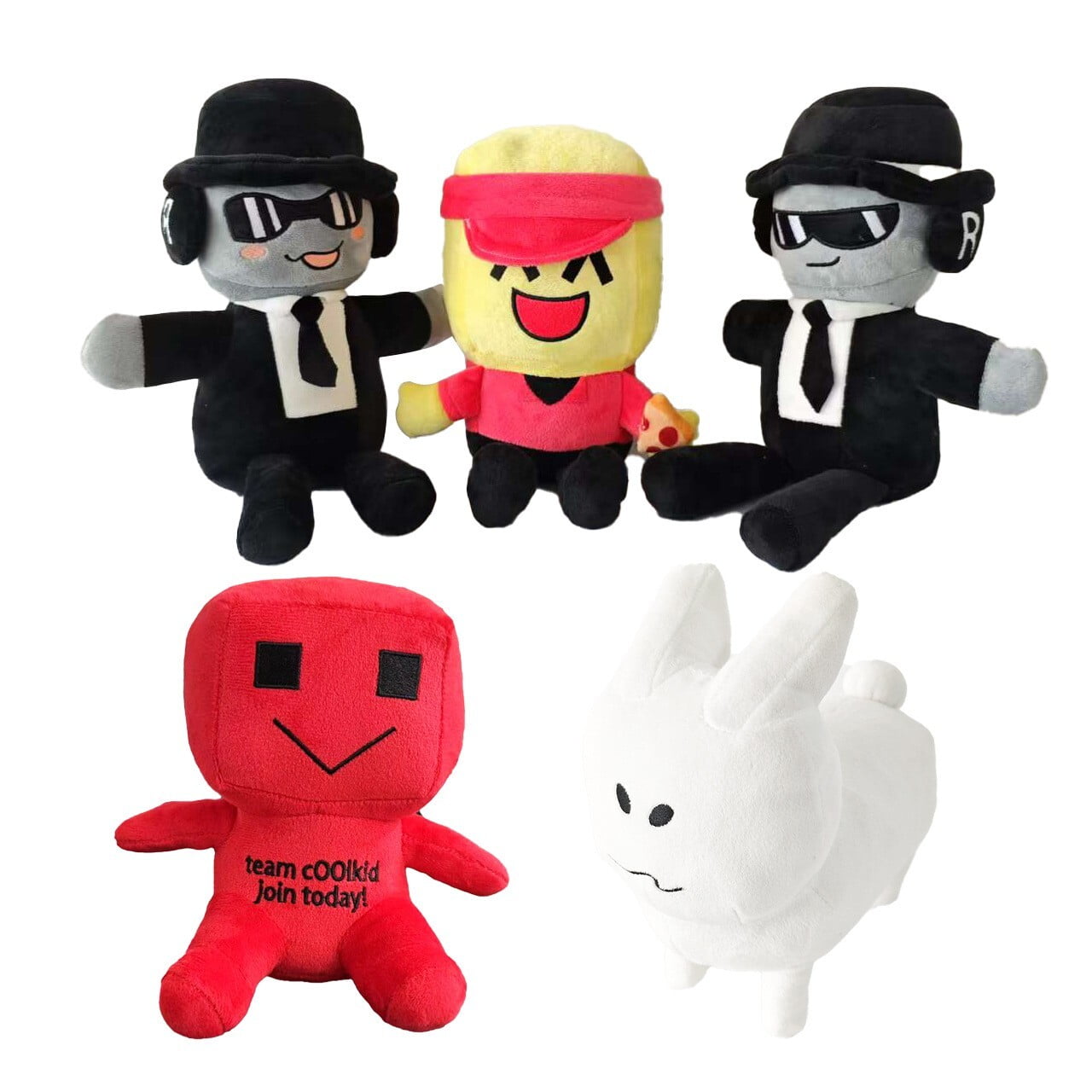 2025 New Forsaken Chance White Rabbit Plush Toys, Super Soft Stuffed ...