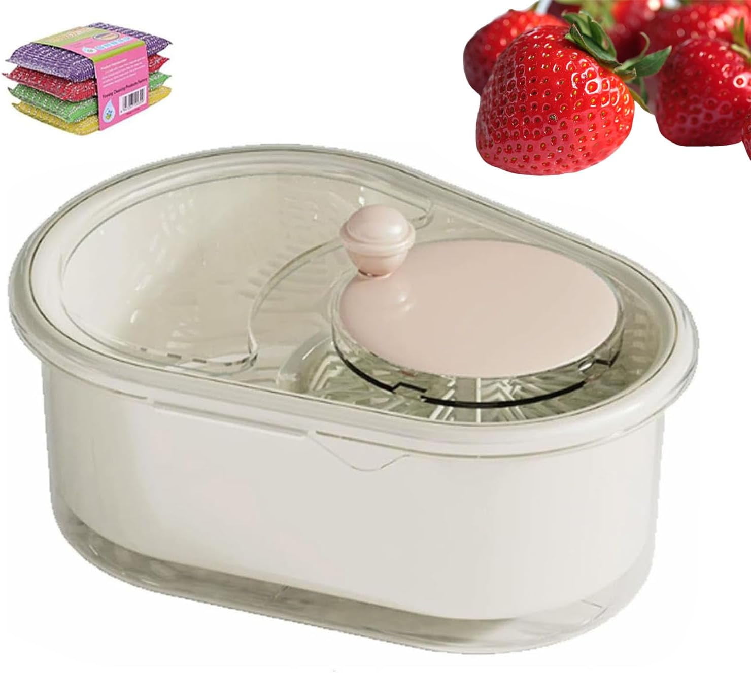 2025 New Fruit Cleaner Spinner, Fruit and Vegetable Washing Machine ...