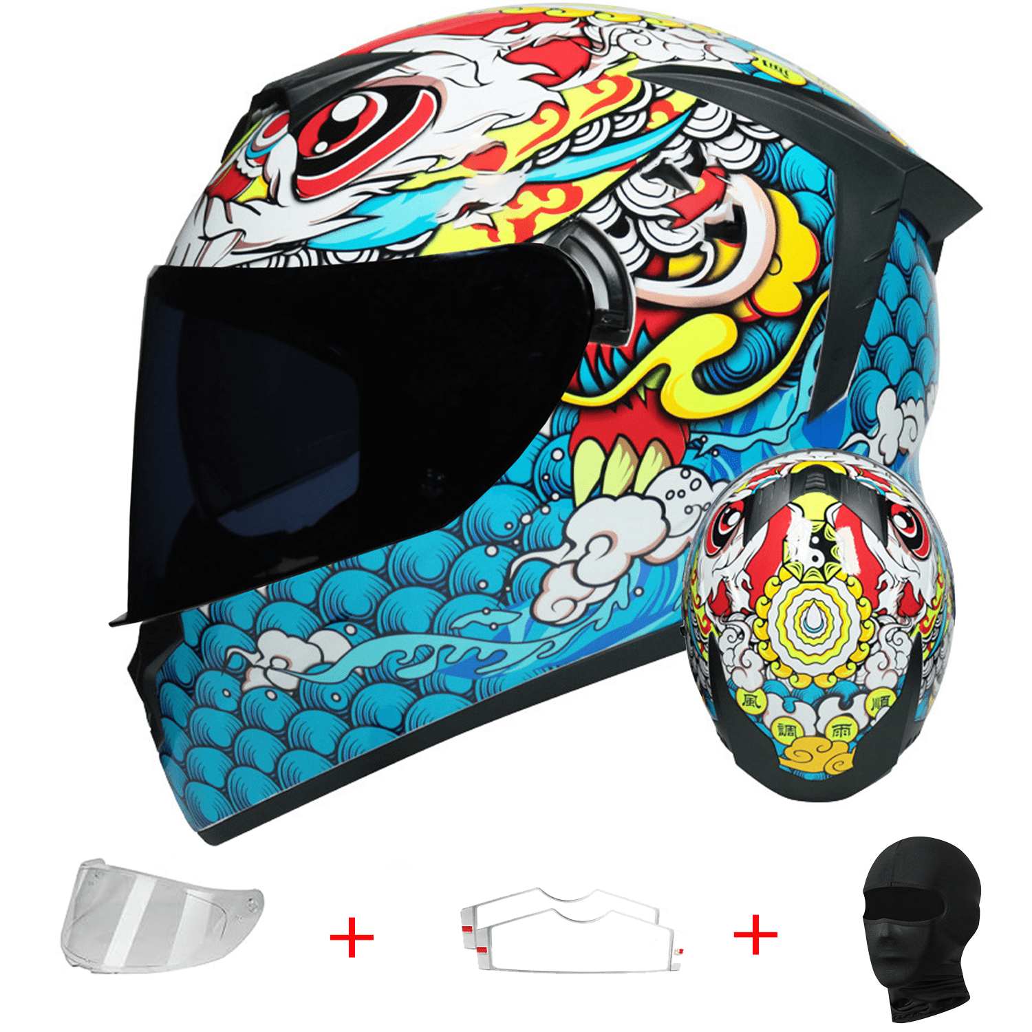 2025 New Full Face Motorcycle Crash Helmets,Motorbike Helmet,Flip Up ...