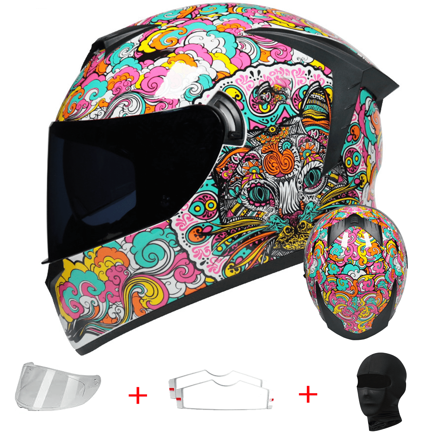 2025 New Full Face Motorcycle Crash Helmets,Motorbike Helmet,Flip Up ...