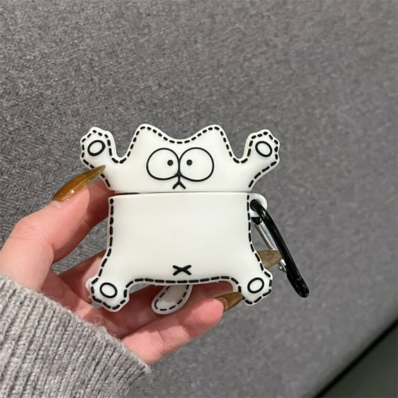 2025 New Funny Line Cat Case for AirPods 4 Airpod 1 2 3 Pro Pro2 ...