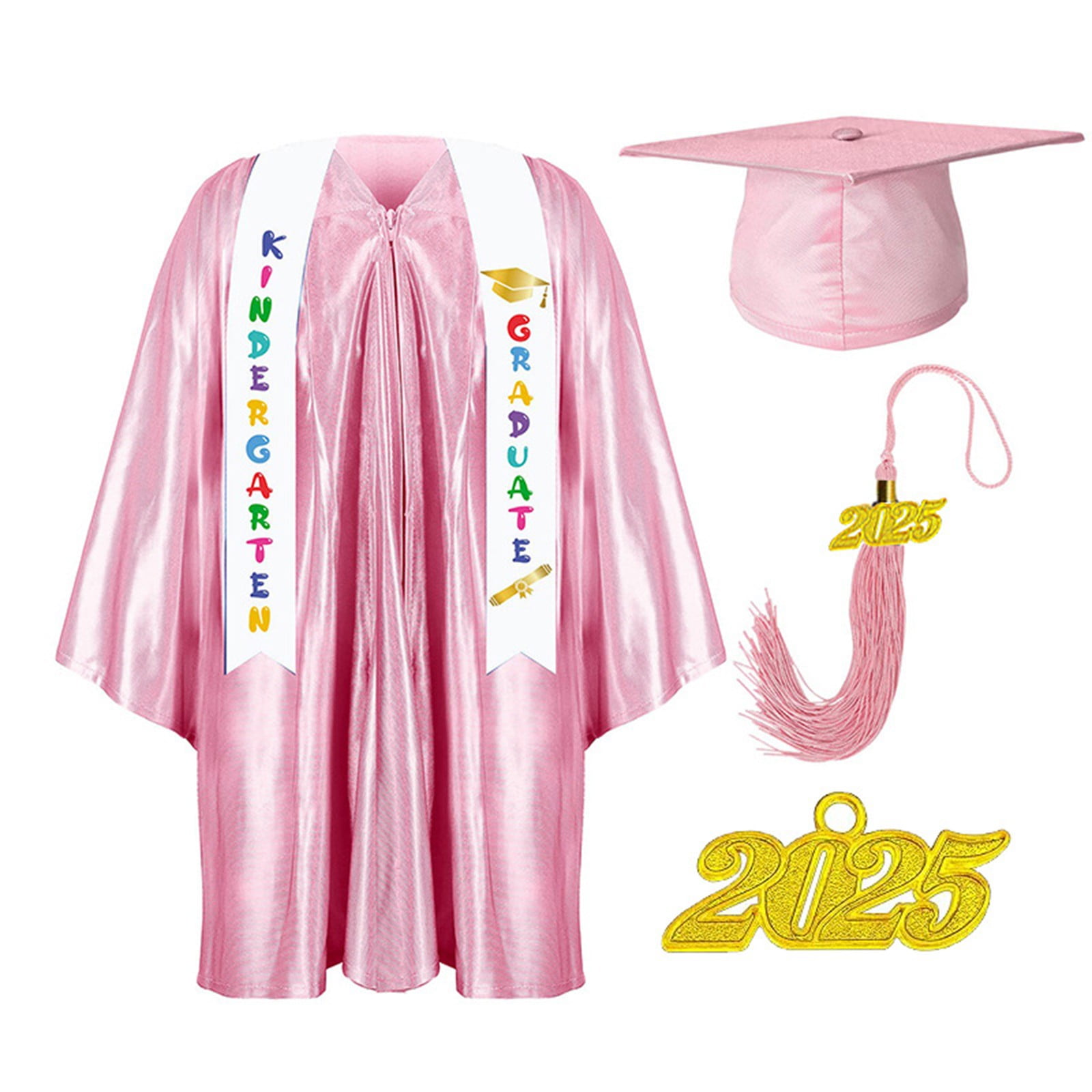 2025 New Girl's Graduation Uniform Uniform, Kindergarten Graduation Cap ...