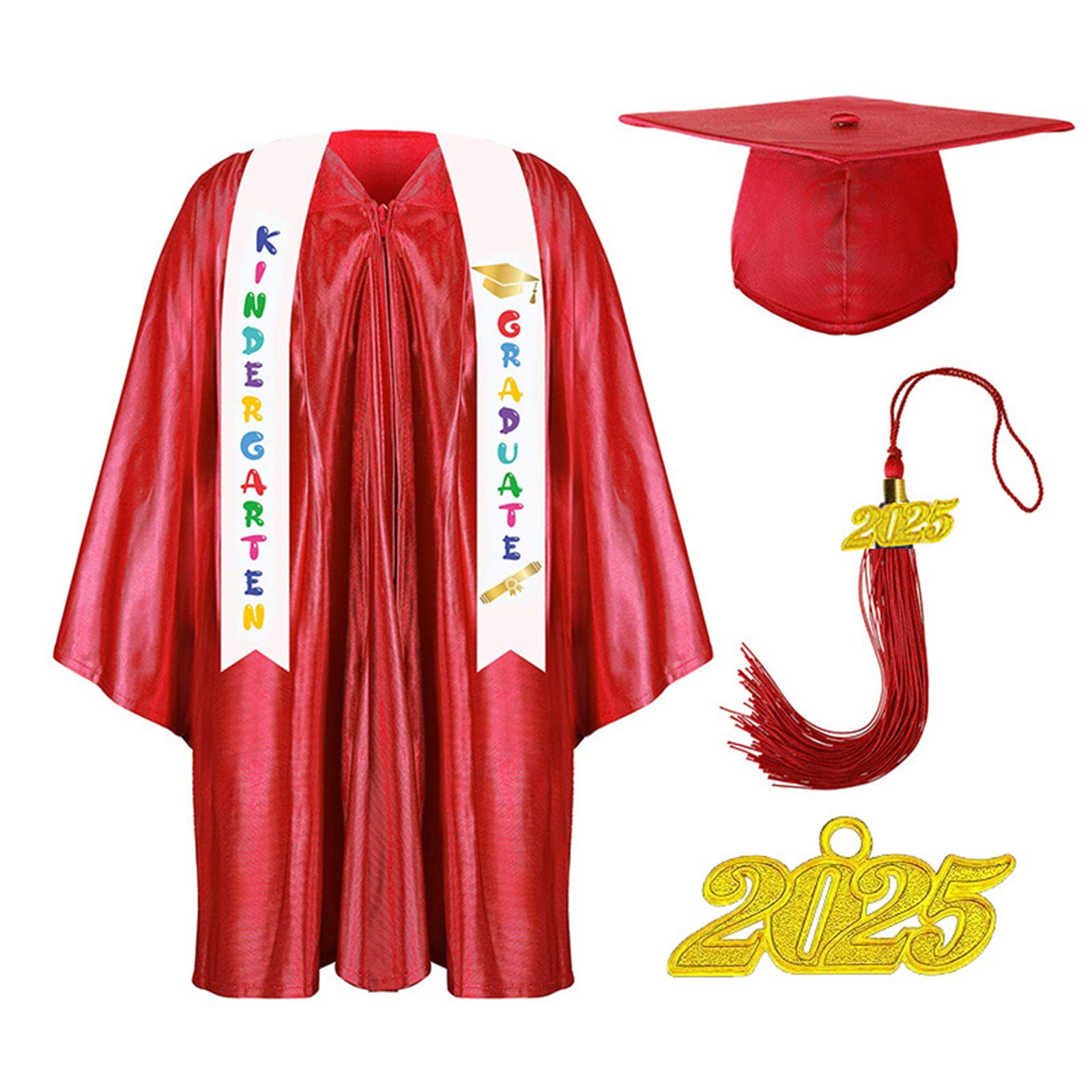 2025 New Girl's Graduation Uniform Uniform, Kindergarten Graduation Cap ...