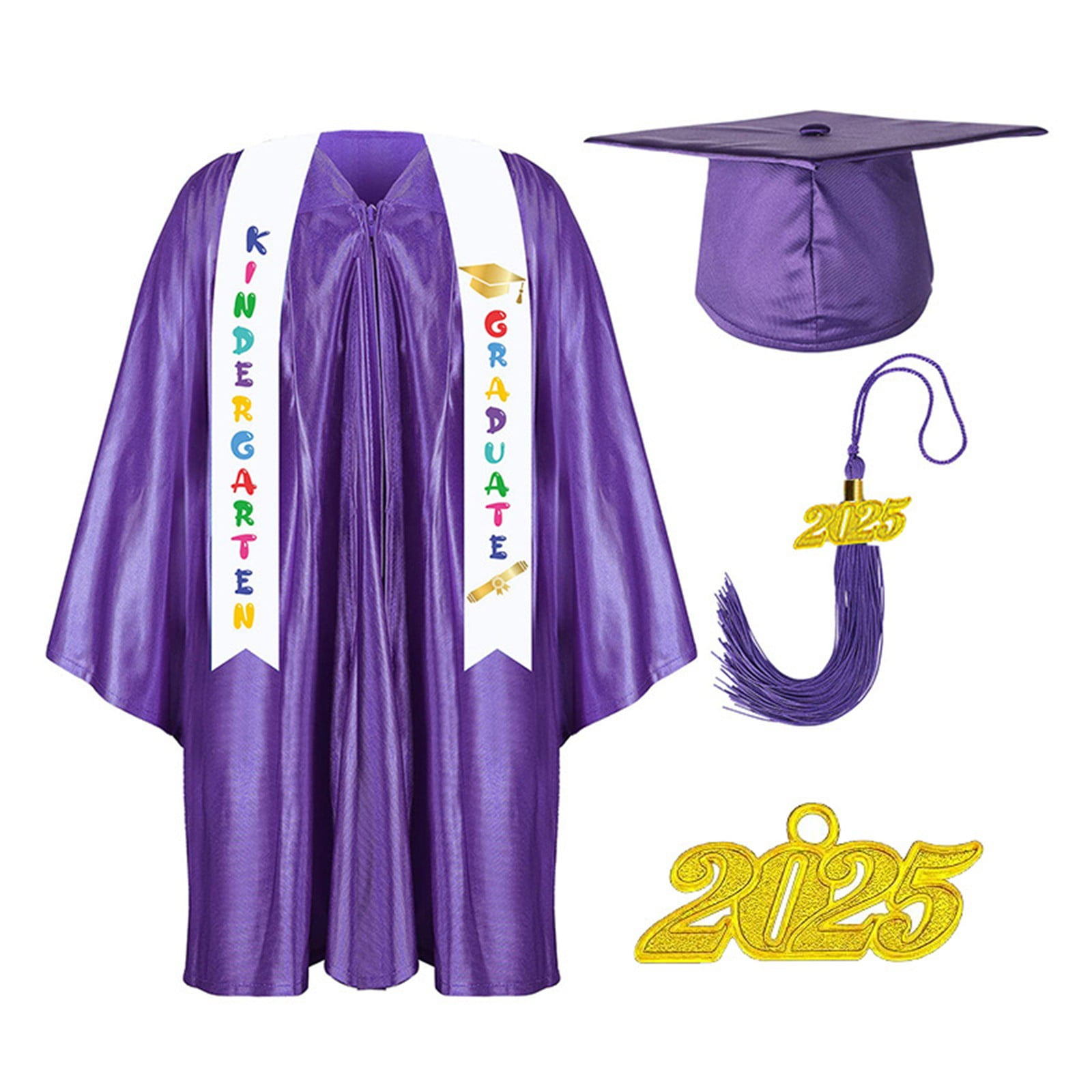 2025 New Girl's Graduation Uniform Uniform, Kindergarten Graduation Cap ...