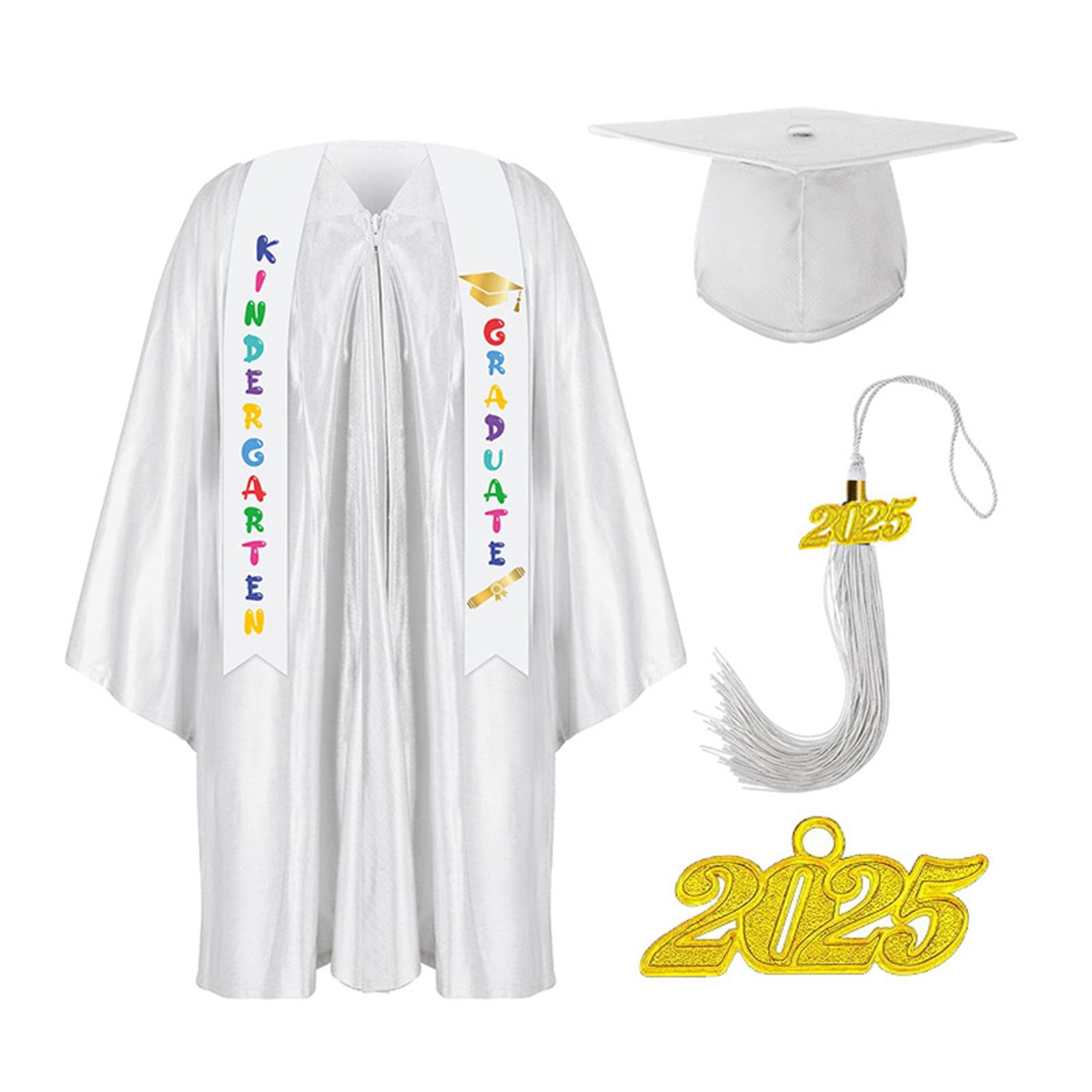 2025 New Girl's Graduation Uniform Uniform, Kindergarten Graduation Cap ...