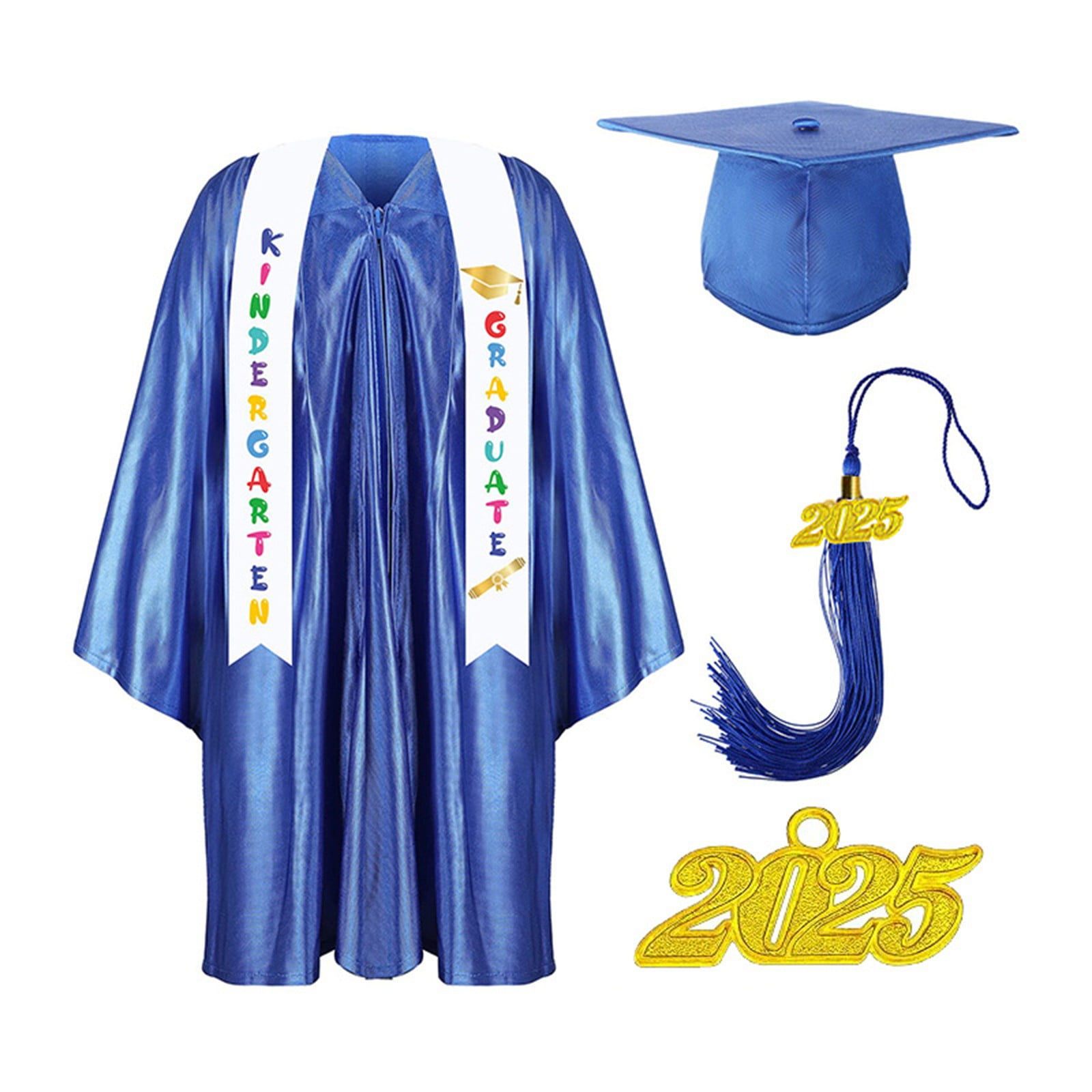 2025 New Girl's Graduation Uniform Uniform, Kindergarten Graduation Cap ...