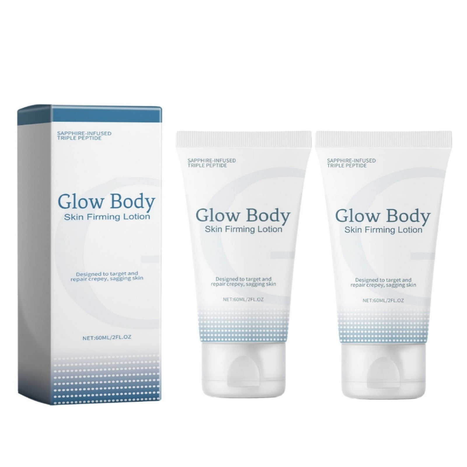 2025 New Glow Body Skin Firming Lotion, 2 Pcs Glow Body Moisturizing ...