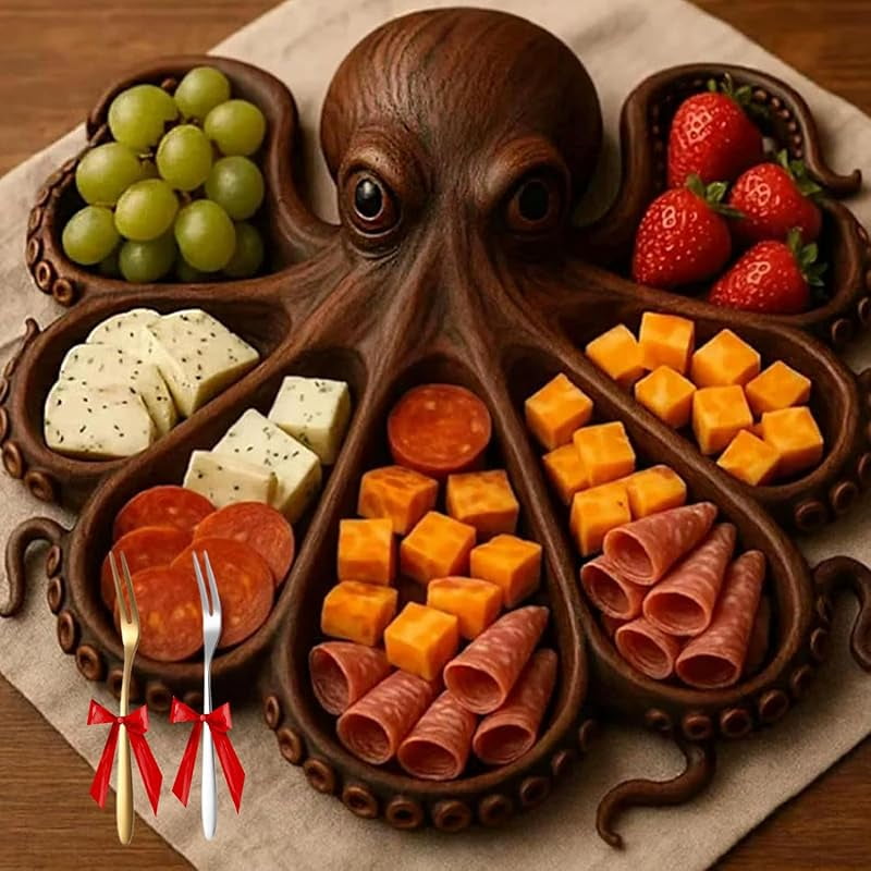 2025 New Graddi Tentacle Platter, Olygee/Sherum Octopus Charcuterie ...