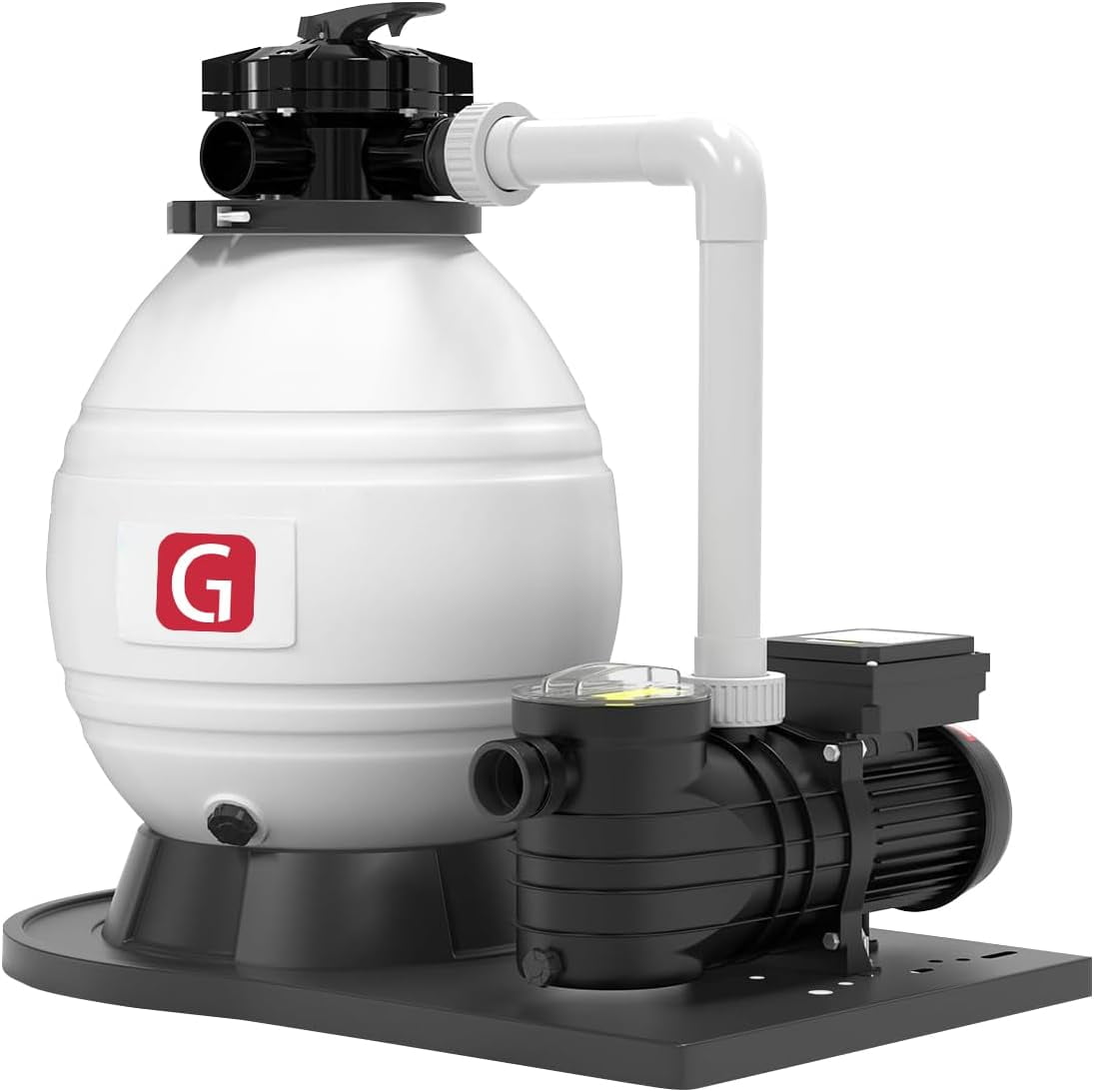 2025 New Above Ground Sand Filter Pump, 3800 GPH High-Flow Pool Sand ...