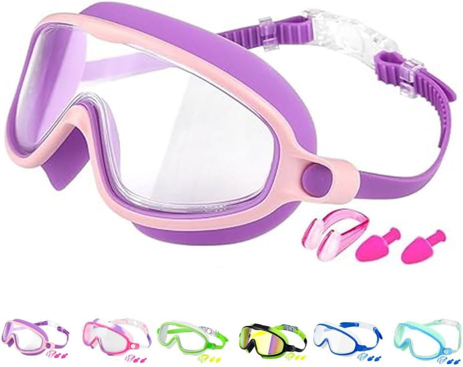 2025 New HD Children's Large Frame Waterproof and Anti-fog Swimming ...