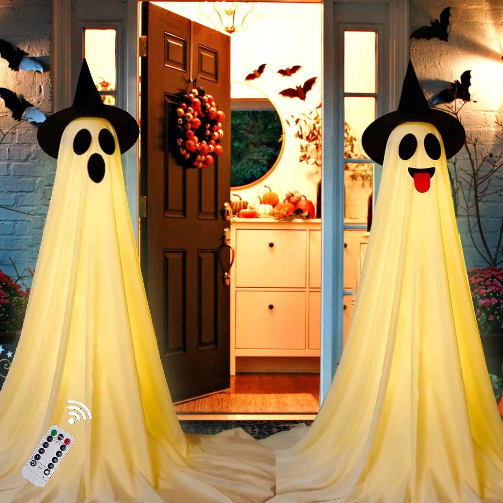2025 New! Halloween Decorations Standing Ghost with Remote String ...