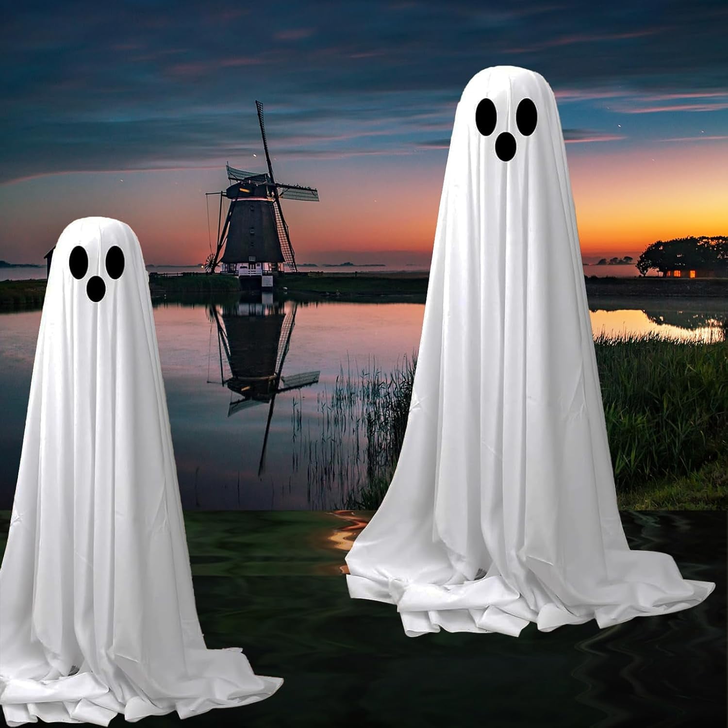 2025 New Halloween Outdoor Decorations - DIY 2 Pieces Large Glowing ...
