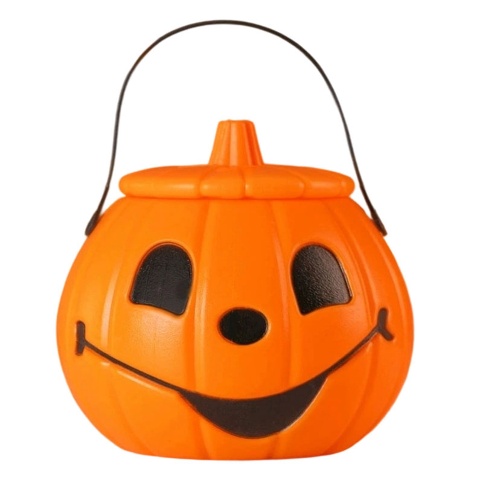 2025 New Halloween Portable Pumpkin Bucket With lid ,Trick or Treat ...