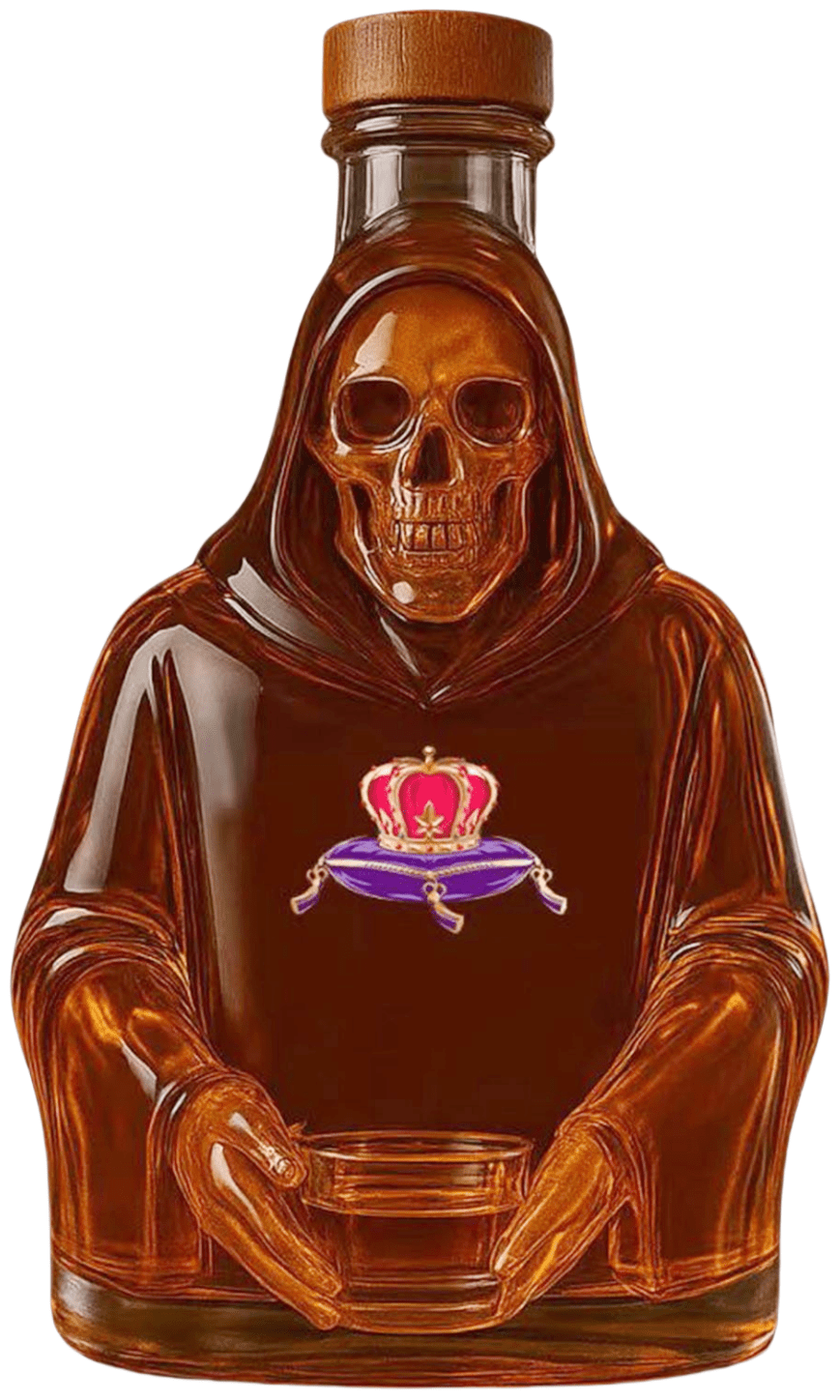 2025 New Halloween Skeleton-Themed Whiskey Bottle - 300ml Gothic ...