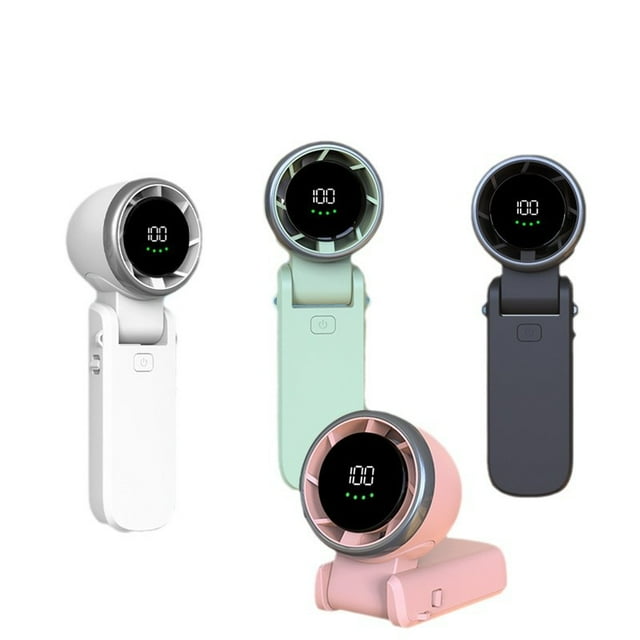 2025 New Hanging Neck Outdoor 180 Degree Folding Desktop Mini Fan Hand ...