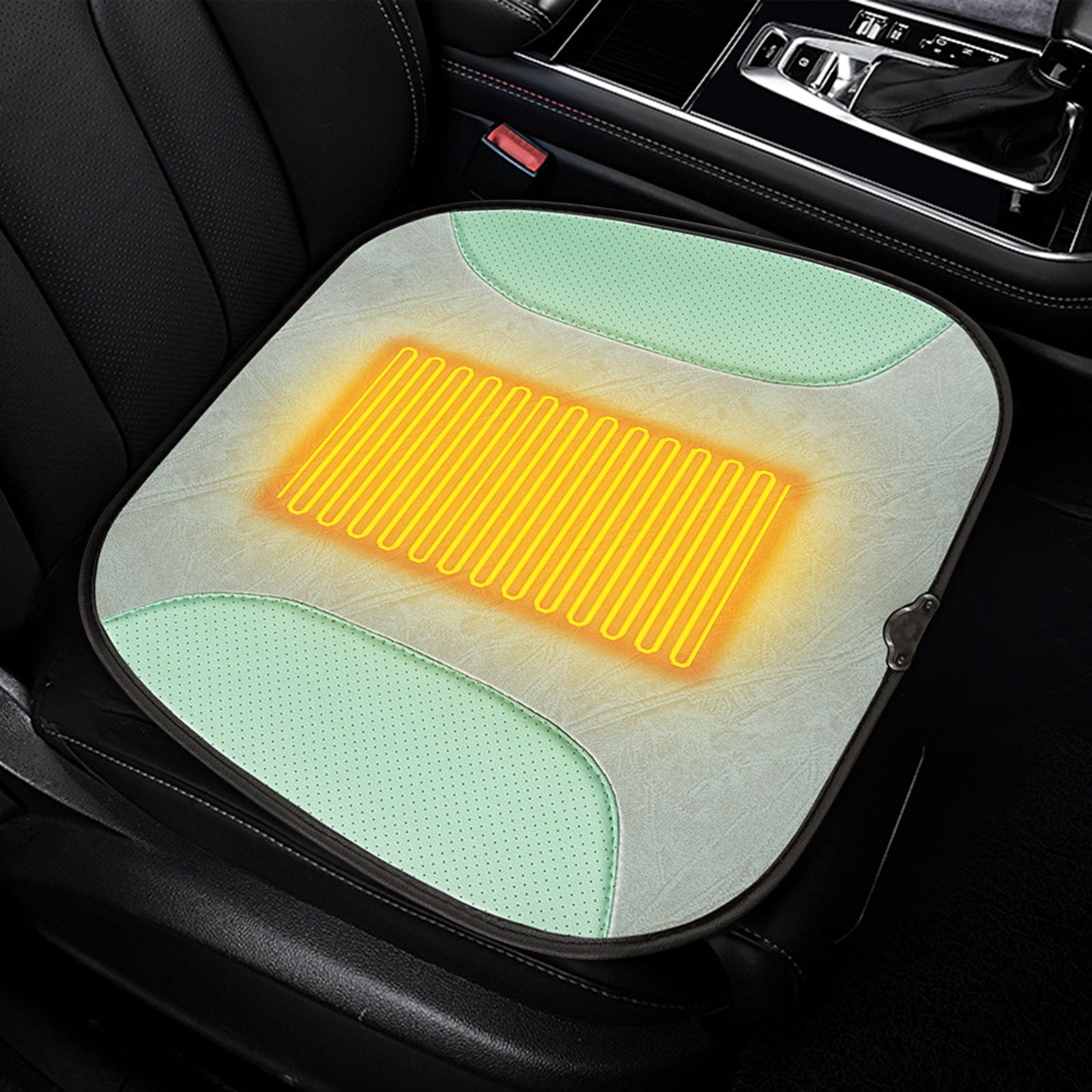 2025 New Heated Car Seat Cushion 5V Portable Car Heating Pad Back ...