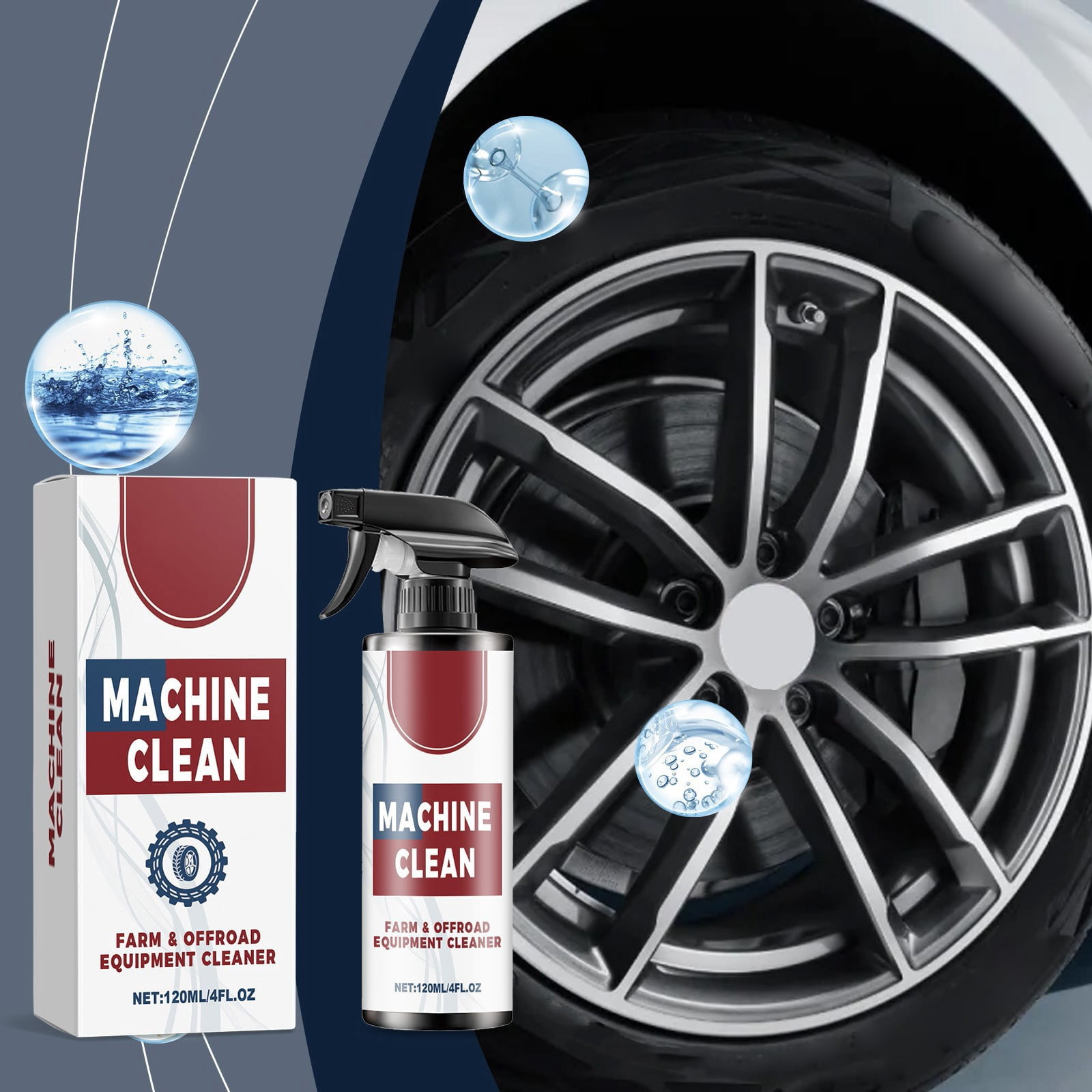 2025 New Heavy Duty Outdoor All Purpose Cleaner,Machine Clean Wheel ...