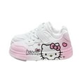 2025 New Hello Kitty Low Top White Sneakers Cute Cartoon Casual Shoes ...