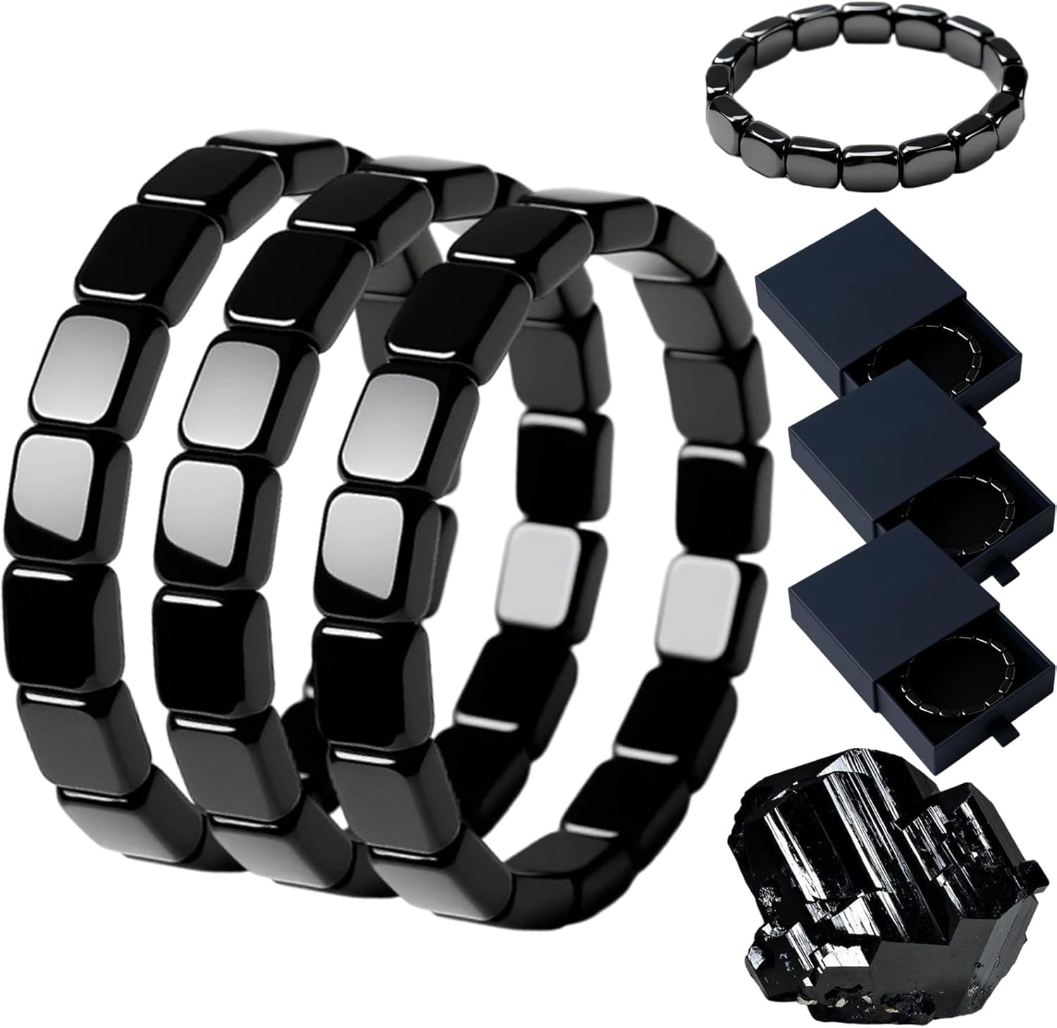 2025 New Hemios Hematite Bracelet Men, Minimalist Style Hemios Hematite ...