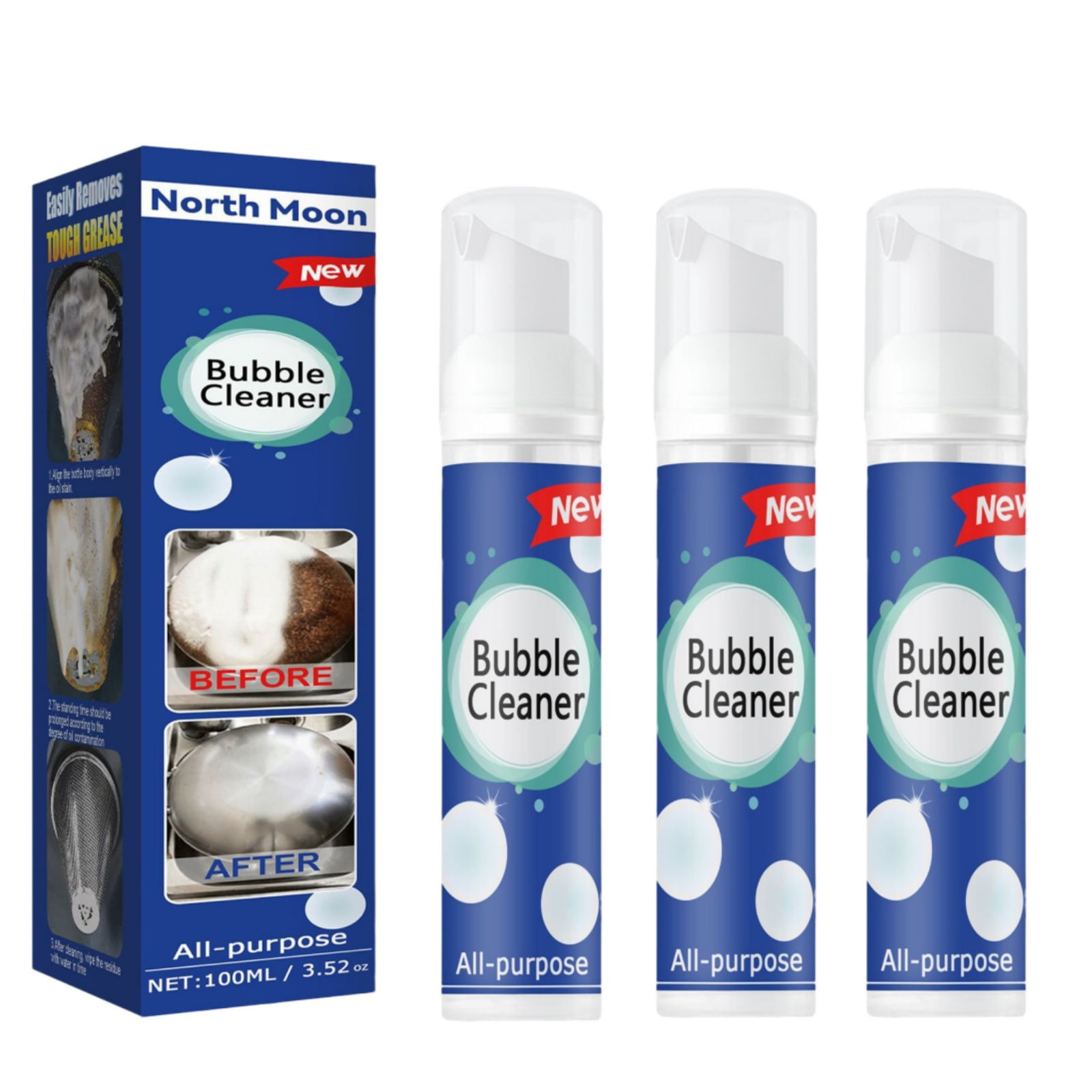 2025 New Highly Effective Oil Breakdown Foaming Spray 100ml, All ...