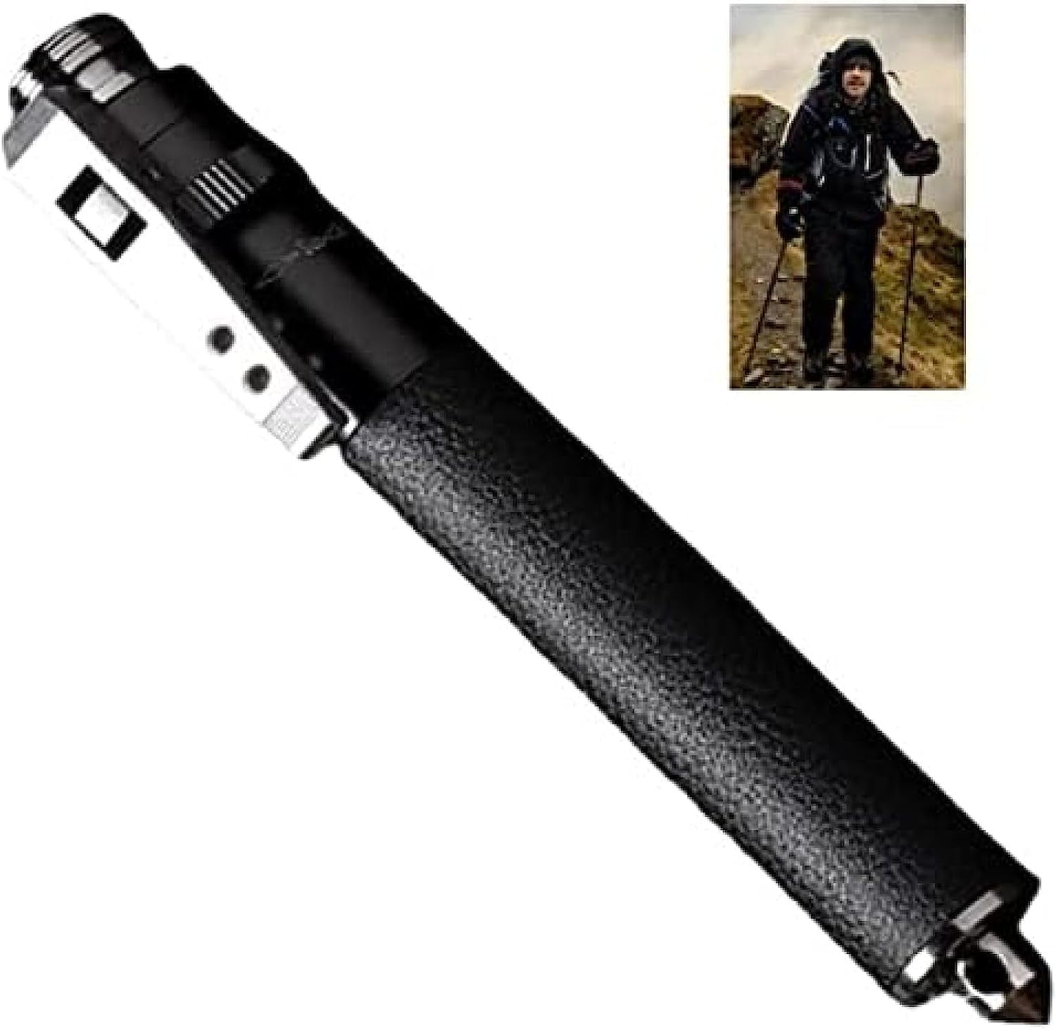 2025 New Hiking Sticks ,Enhanced Automatic Retractableself Hiking Stick ...