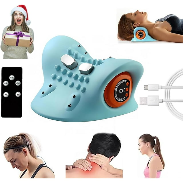 2025 New Hugterra Neck Massager, 4D Neck Massager with Heat - Electric ...