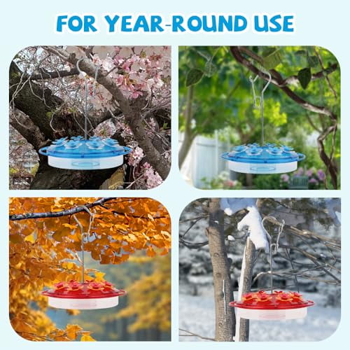 2025 New Hummingbird Feeders for Outdoors, 8 Ports Hummingbird Feeder ...