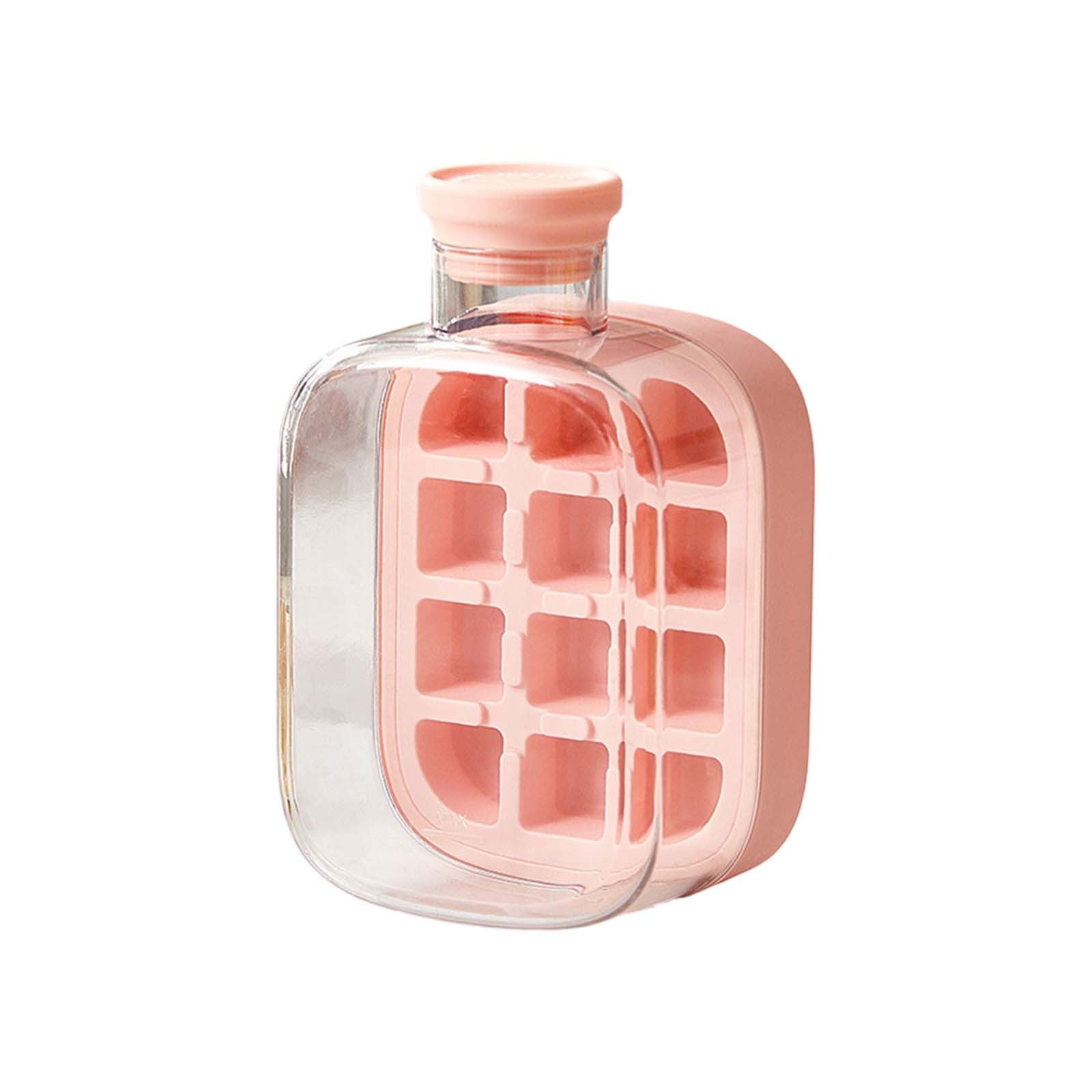 2025 New Ice Cube Bottle – Vertical Ice Cube Tray with Lid, Easy Press ...