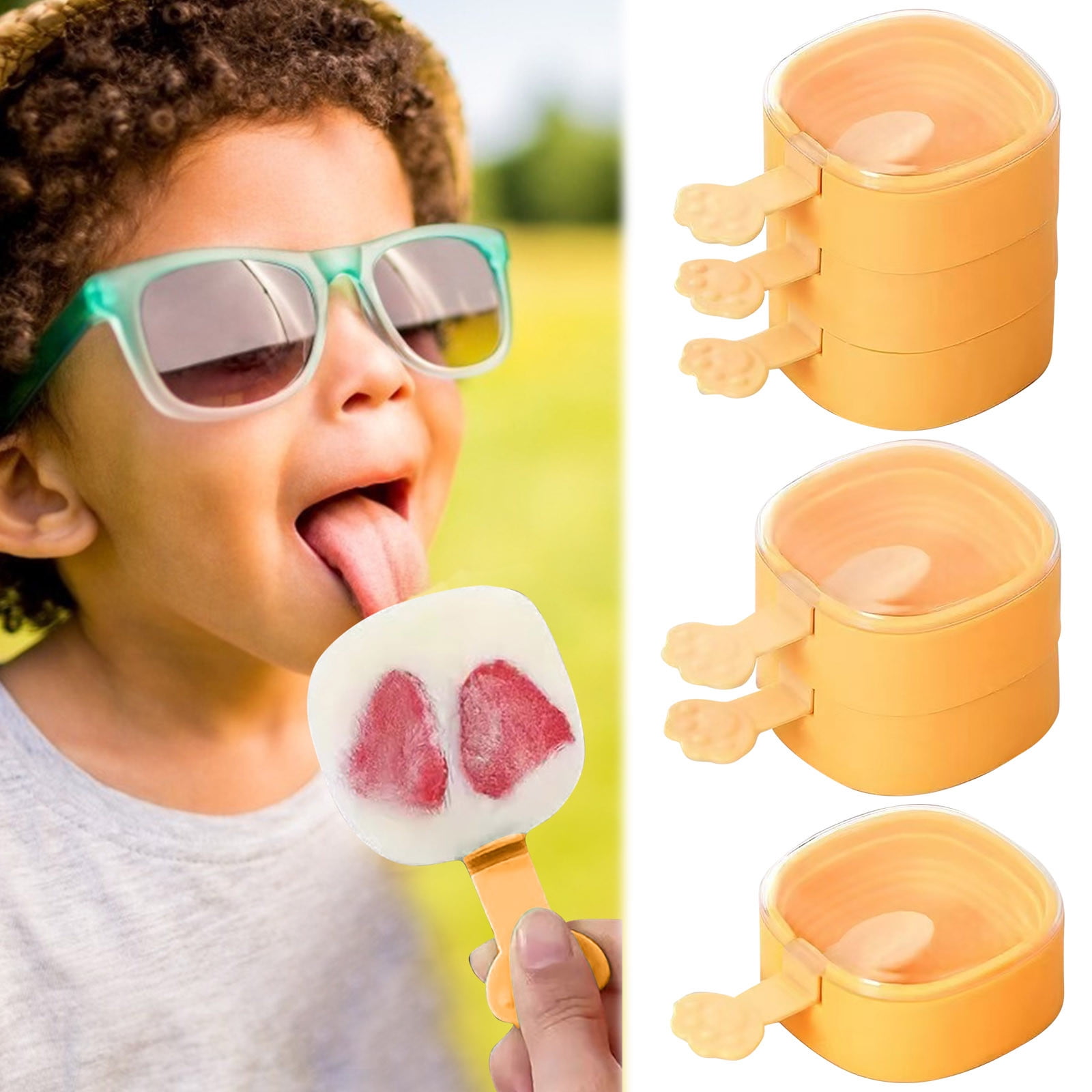 2025 New Inventive Multi Layer Ice Cream Molds with Cover, Stackable ...