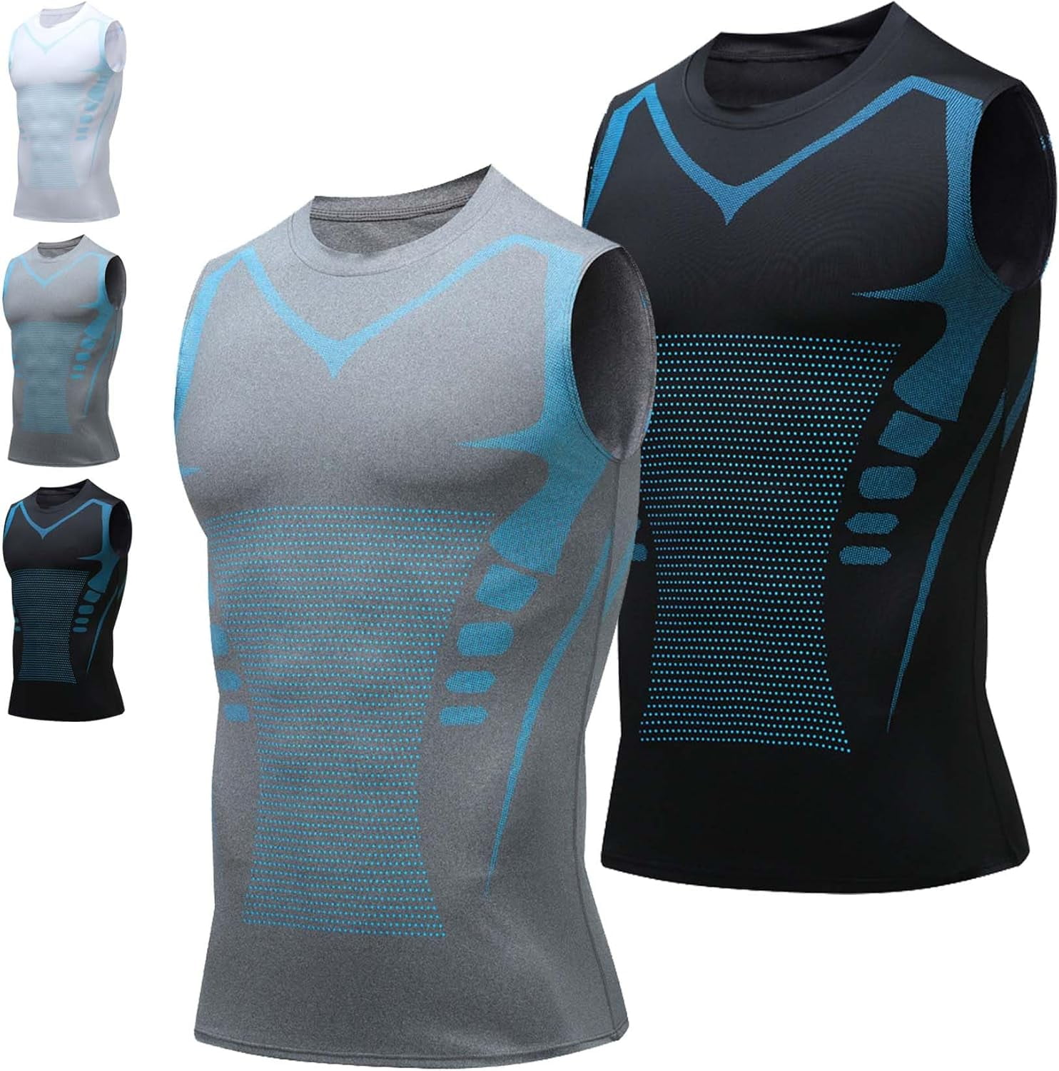 2025 New Ironfit Compression Shirt Men, Shaping Sleeveless Shirts for ...