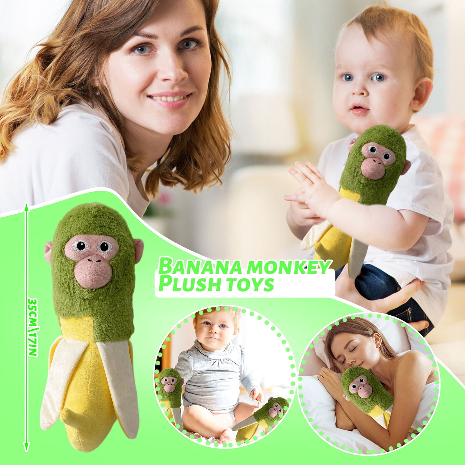 2025 New Italian Brainrot Animals Big Chimpanzini Bananini Plush Toys ...