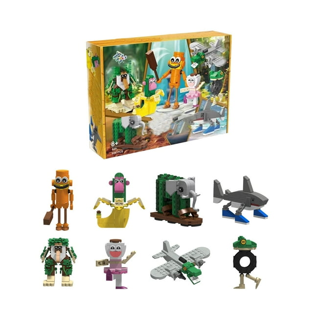 2025 New Italian Brainrot Assembly Building Block Toy Set, AI Italian ...