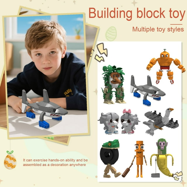 2025 New Italian Brainrot Assembly Building Block Toy Sets, 7 ...