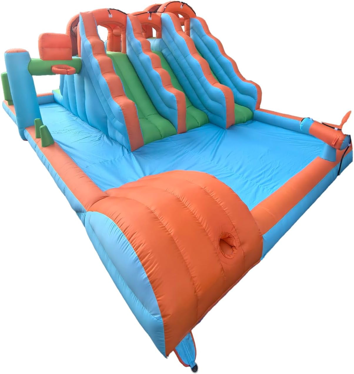 (2025 New) JOYMOR 8-in-1 Inflatable Water Slide with 3 Slides ...