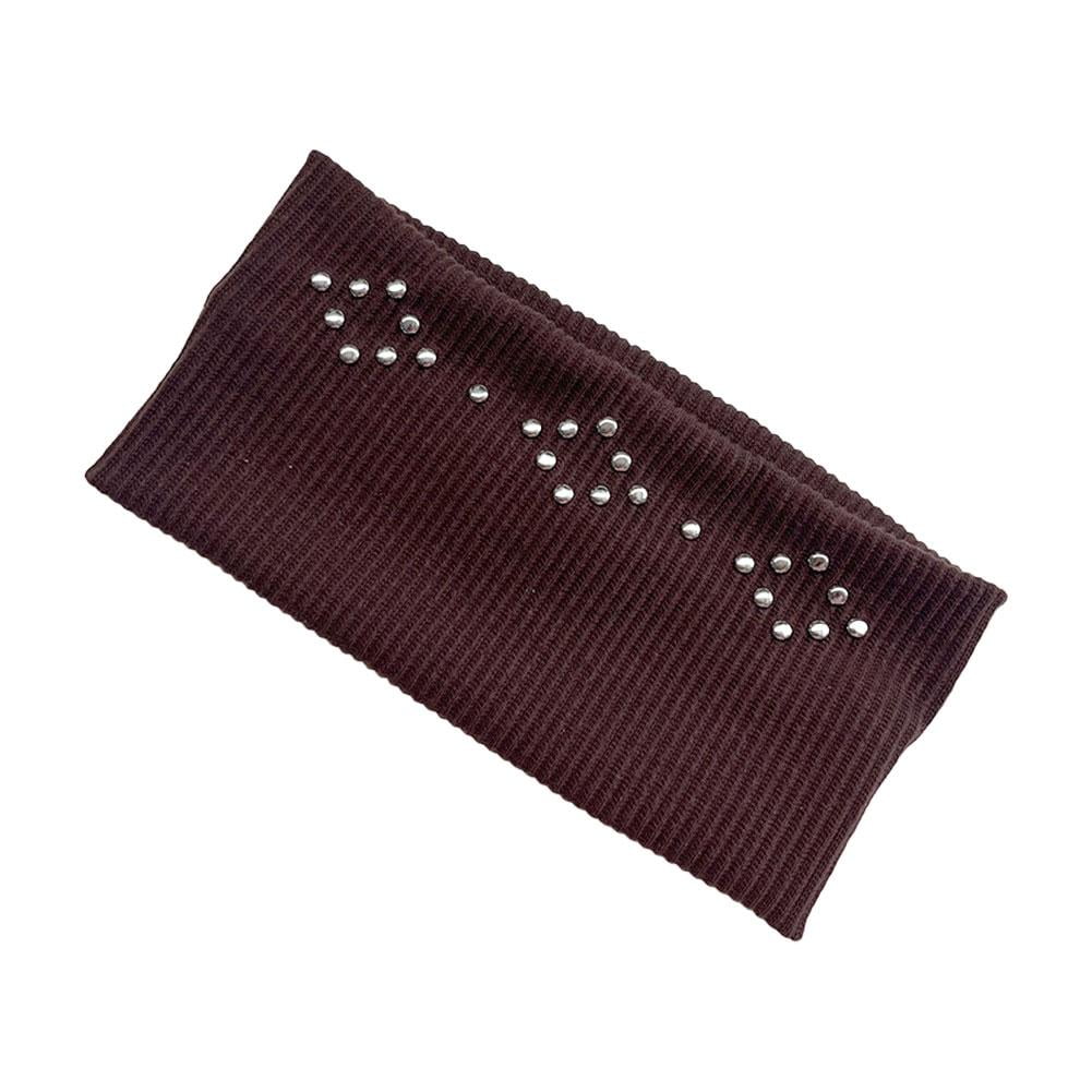 2025 New Japanese Rivet Knitted Hair Strap Elastic Fabric N4M4 E6U3 ...