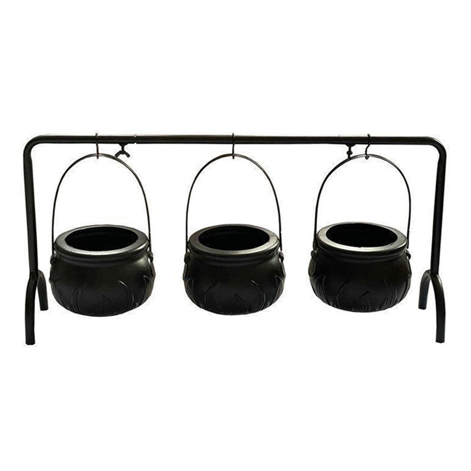 [2025 New] JieShu 3-Piece Cauldron Serving Set – Witch-Themed Halloween Bowl Trio with Display ...