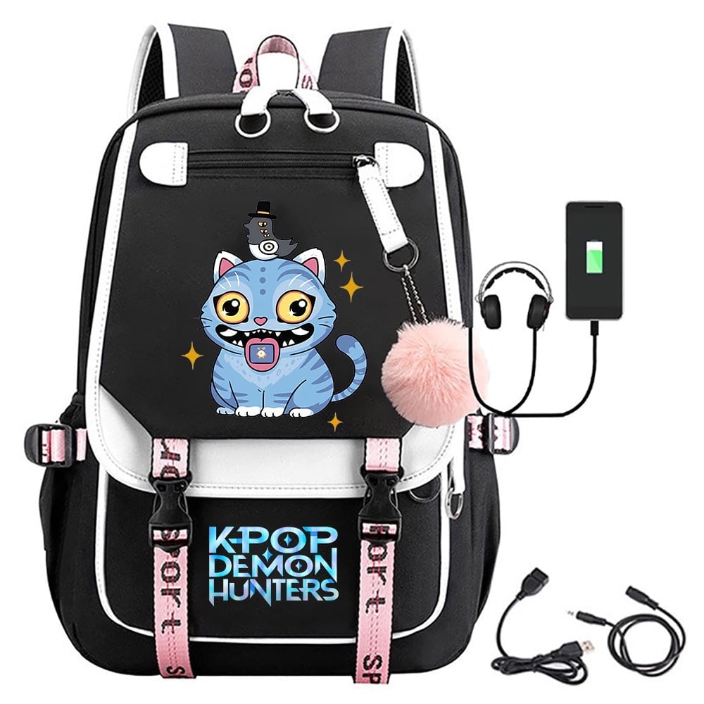 2025 New K-POP Demon Hunters Backpack - 18 Inch Fans Backpack for ...