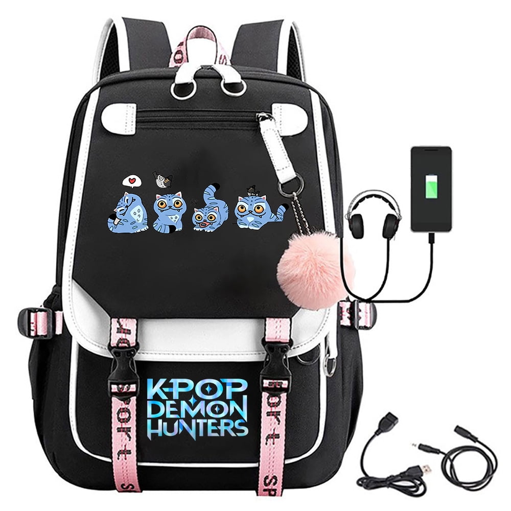 2025 New K-POP Demon Hunters Backpack - 18 Inch Fans Backpack for ...