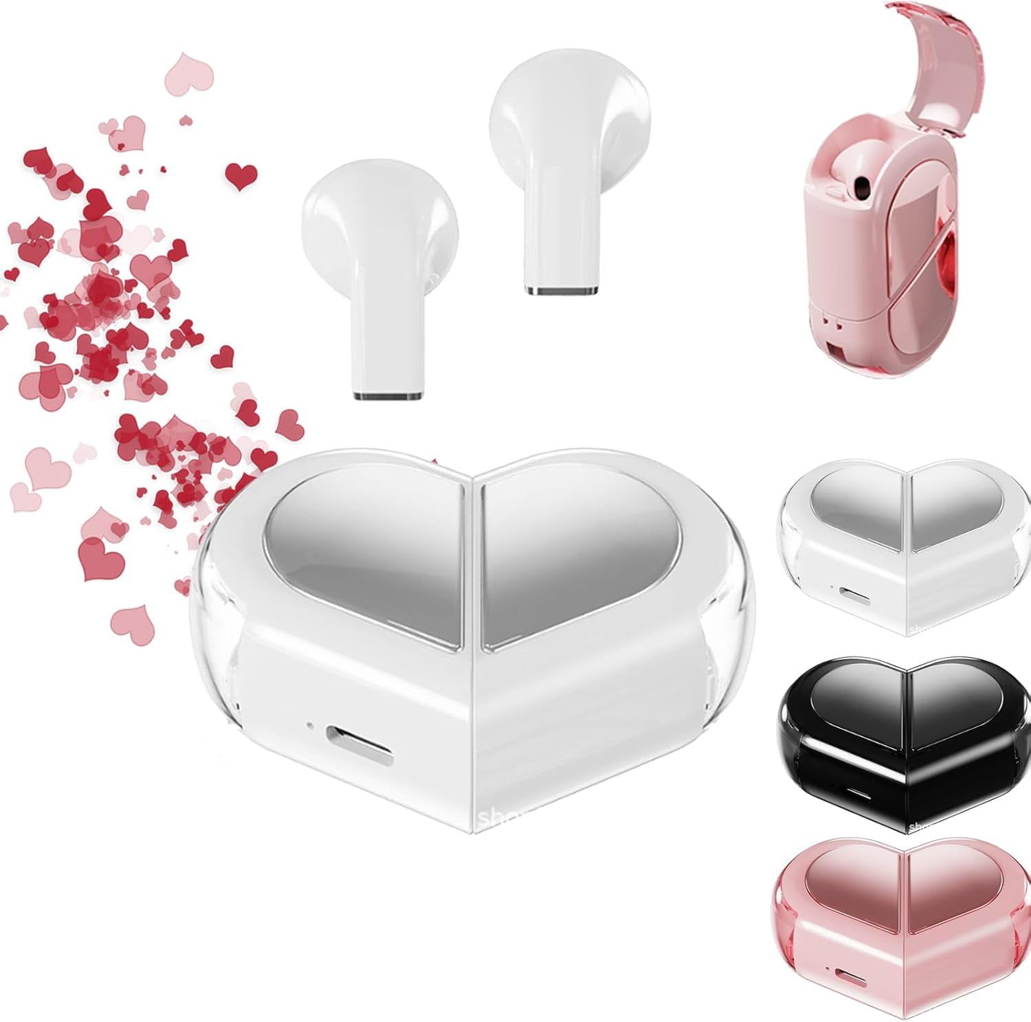 2025 New K520 Heart-Shaped Couple Earphones, Wireless Earphones for ...