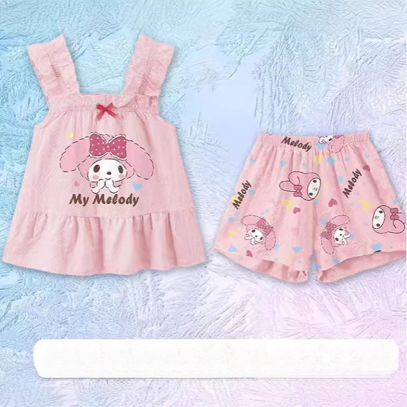 2025 New Kuromi Cinnamoroll Cartoon Pajamas Set Cute My Melody Summer ...