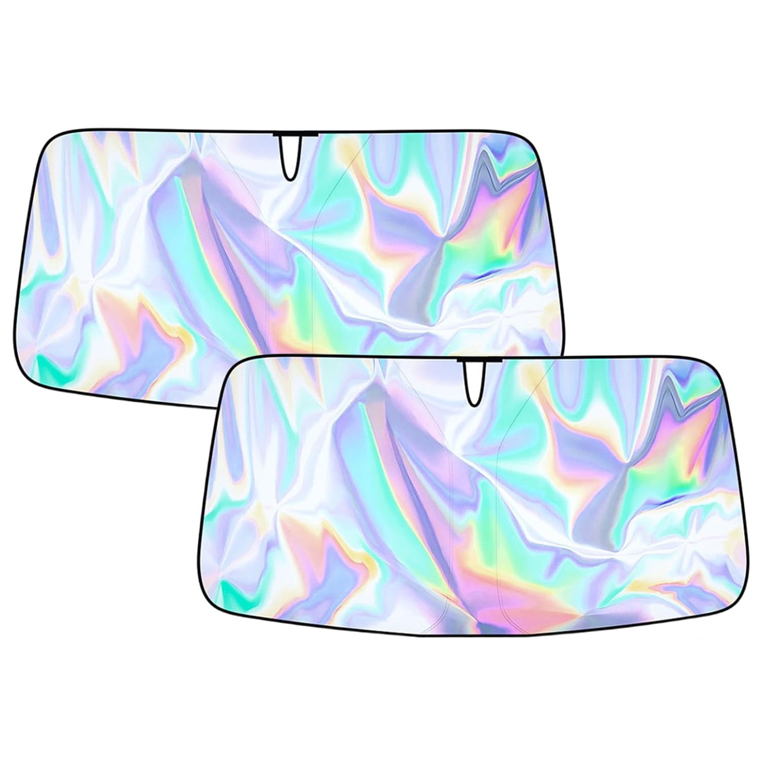 2025 New Laser Reflective Windshield Sunshade, Retractable Thickened UV ...