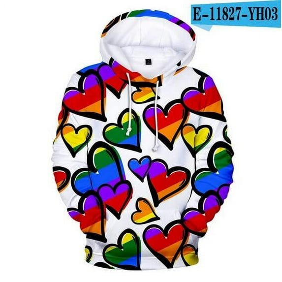 2025 New Lgbt 3D Printed Hooded Hoodies Sweatshirt Men/women High ...