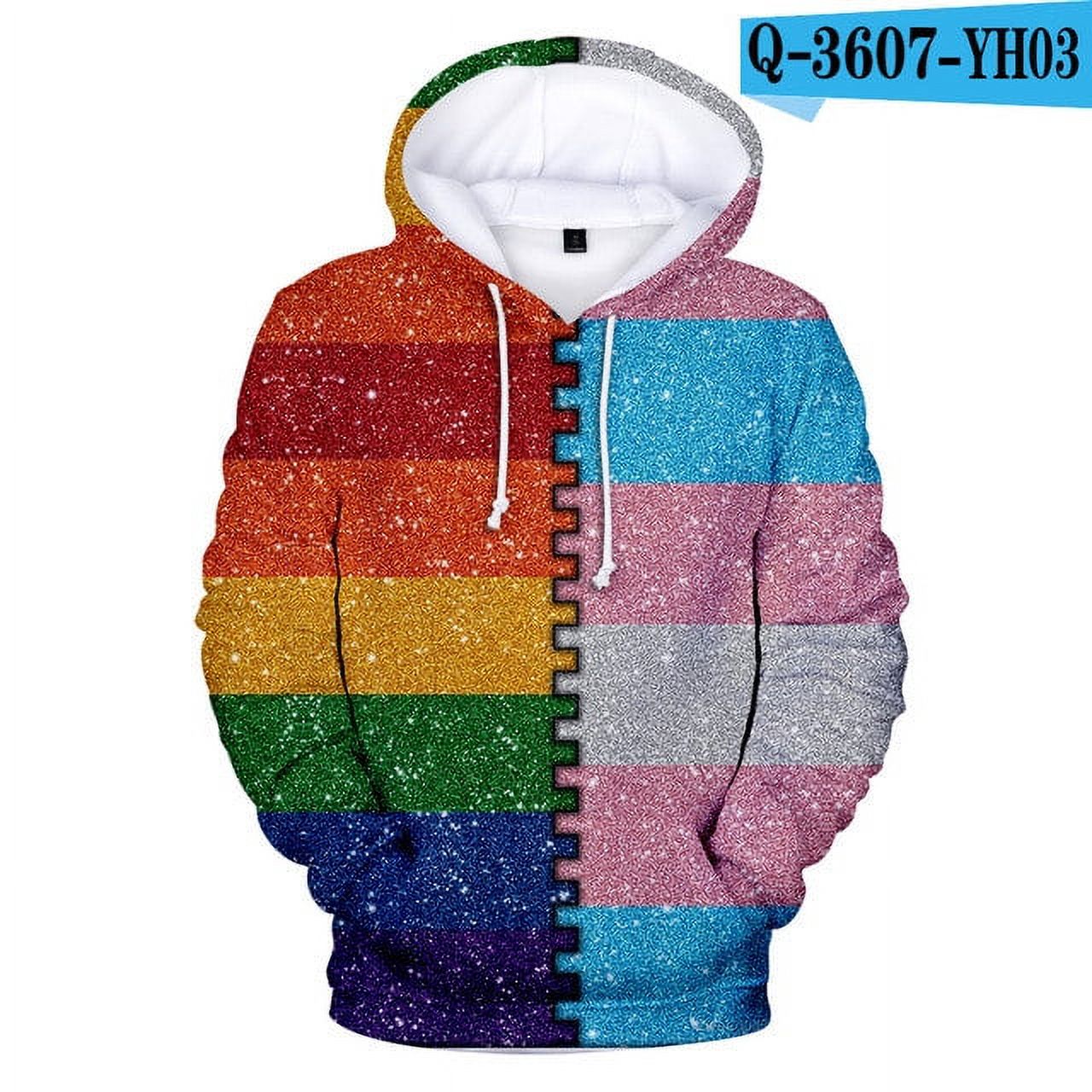 2025 New Lgbt 3D Printed Hooded Hoodies Sweatshirt Men/women High ...