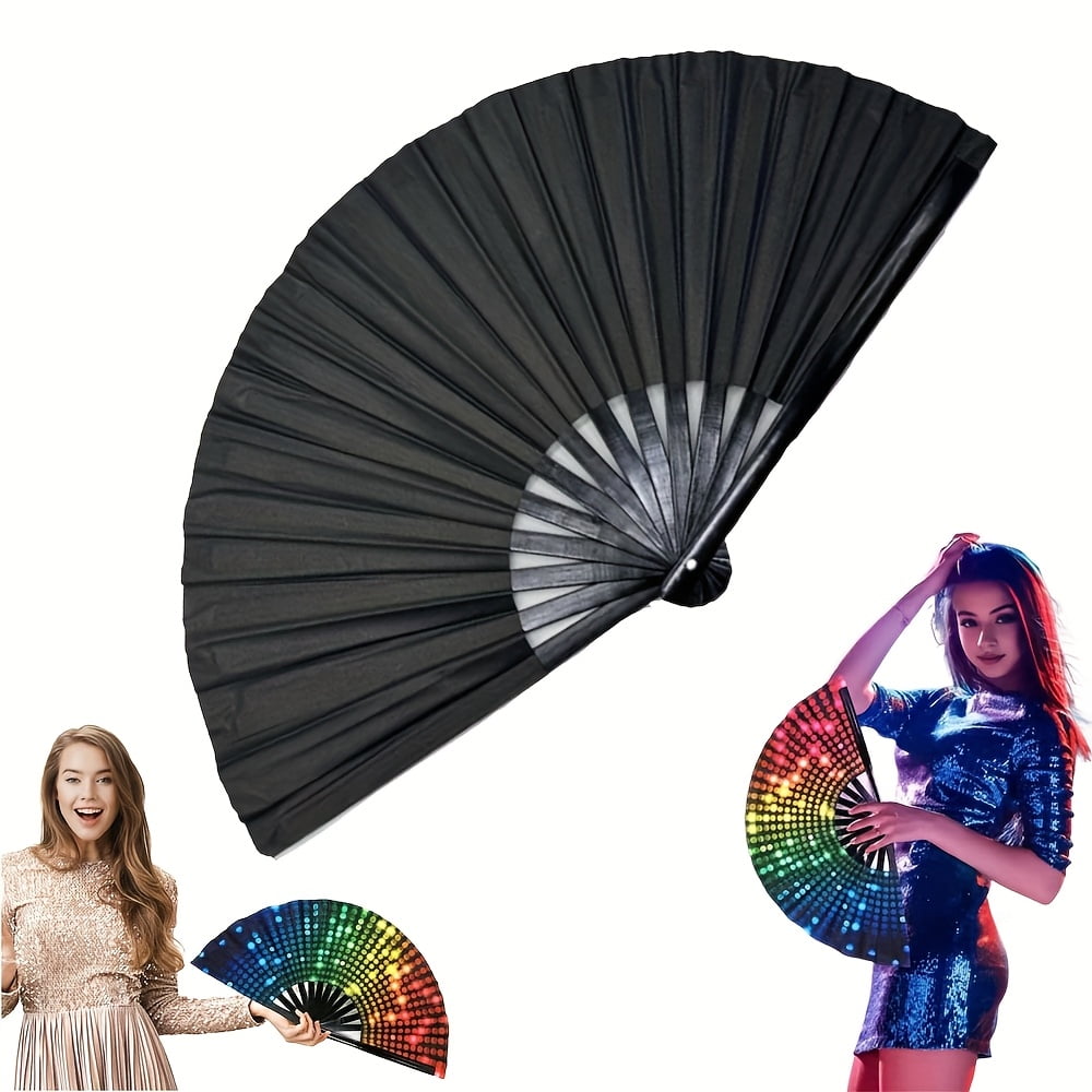 2025 New Line Dance Popping Fan, Bohemian Style Hand Clack Fans for ...