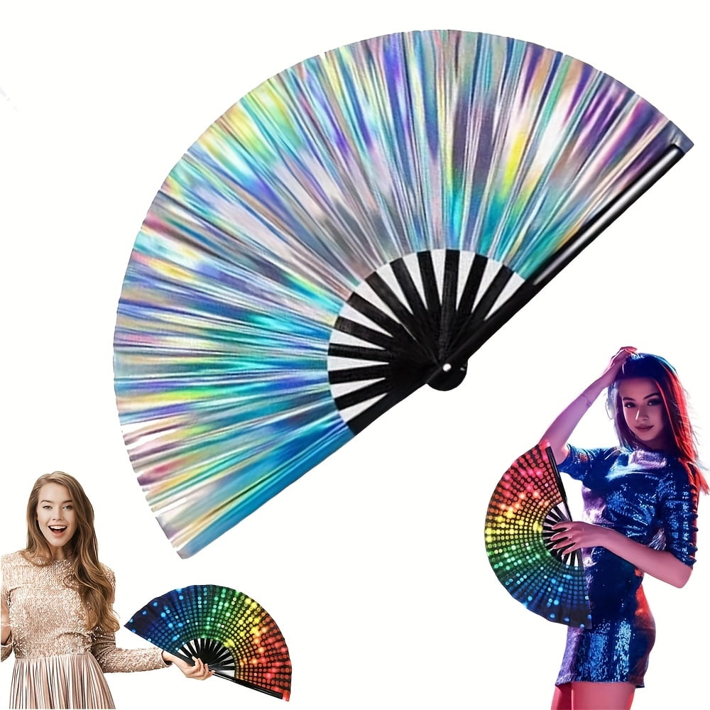 2025 New Line Dance Popping Fan, Bohemian Style Hand Clack Fans for ...
