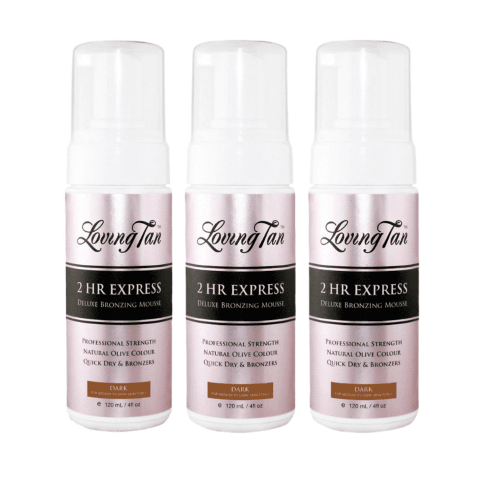 2025 New,Loving Tan-2 HR Express Self Tanning Mousse, Dark Streak ...