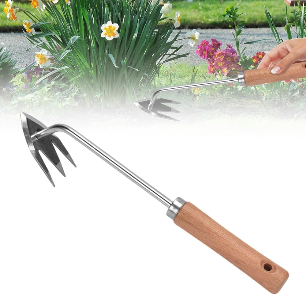 2025 New Manganese Steel Weed Puller Tool - 3-Tooth Uprooting Gardening ...