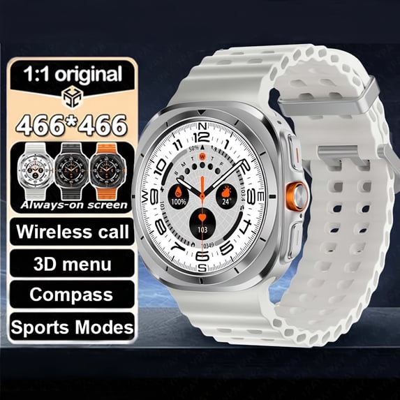 2025 New Men's 1.43" AMOLED Sports Smartwatch, BT Call, 400mAh Battery ...