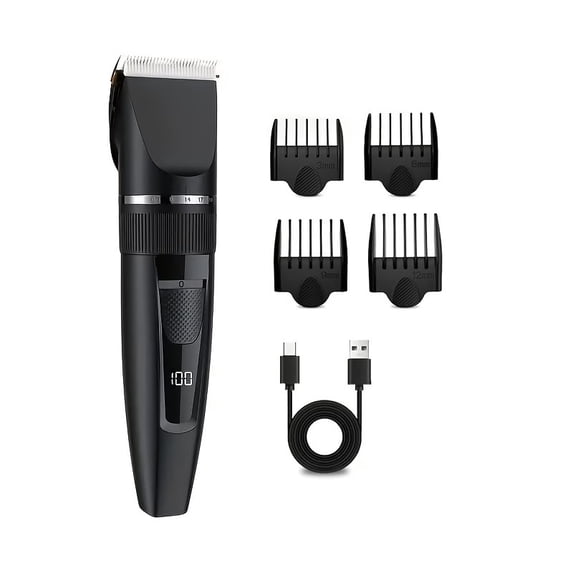 2025 New Men's Hair Clipper | Rechargeable Body Hair Trimmer with LED ...