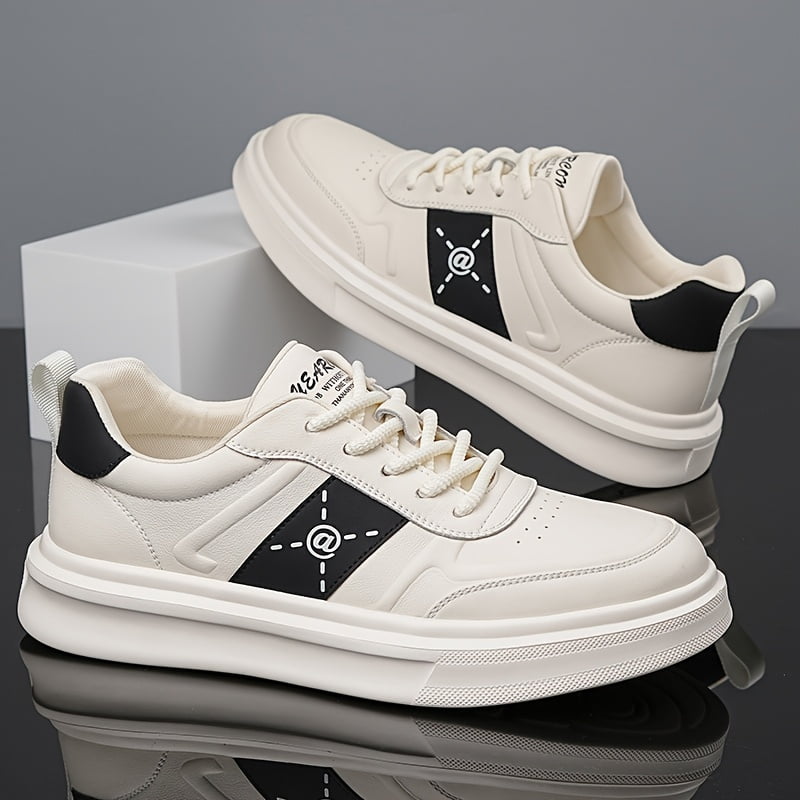 2025 New Men's Sports Sneakers, Solid Color Breathable Premium Upper ...